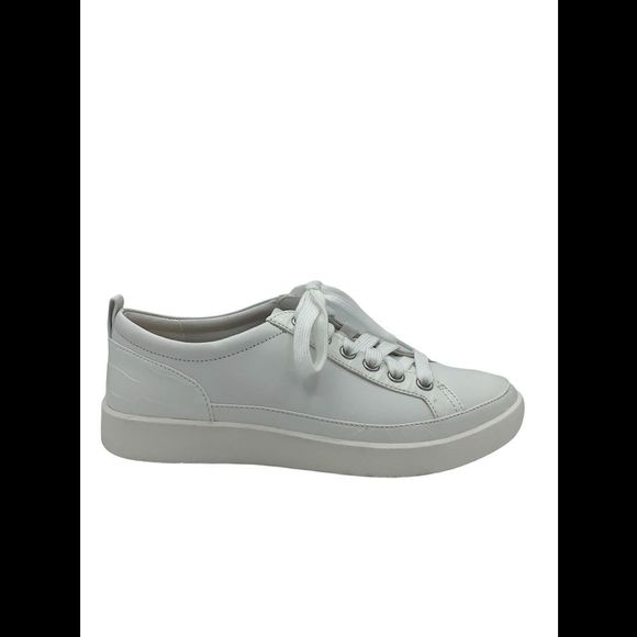 Vionic | Shoes | Vionic Nappa Leather Laceup Sneakers Winny White Wide ...